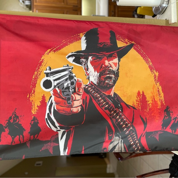 Video Games & Consoles | Red Dead Redemption 2 Ii 5ft Flag Rdrii | Poshmark